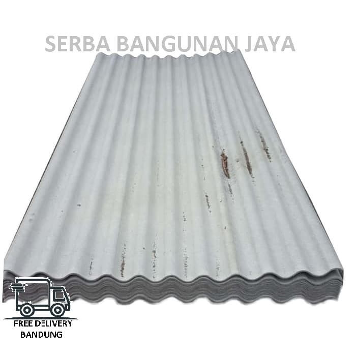 Jual Asbes Atap Gelombang Kecil 180 X 105 Cm Kota Bandung Serba Bangunan Jaya Tokopedia