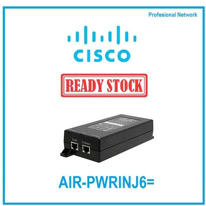 Jual Cisco AIR-PWRINJ6= Power Injector (802.3at) for Aironet Access ...