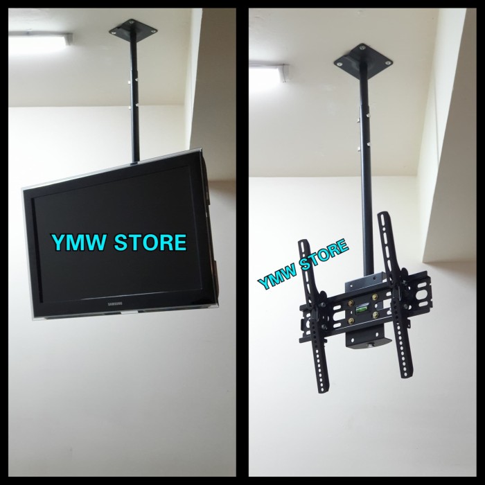Jual BRACKET TV CEILING/Gantung Plafon 32"-60"(Panjang tiang 1100mm ...