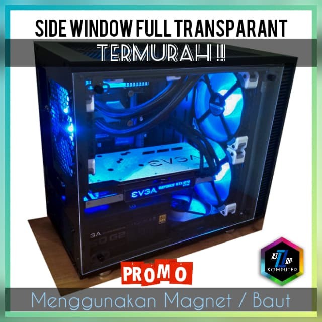 Jual Akrilik Acrylic Side Window Panel Casing Custom Modding PC - Kab ...