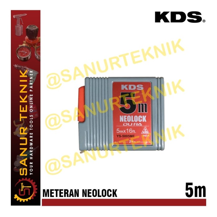 Jual Meteran 5m /Measuring Tape KDS Neolock 5 meter/ 5meter/ 5 m - Kota Surabaya - Sanur Teknik ...