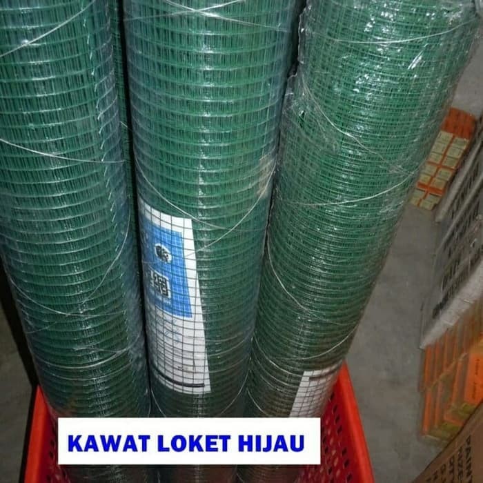 Jual kawat loket pvc 1/2" inch tinggi 100 cm 10M ayakan anti karat ram ...