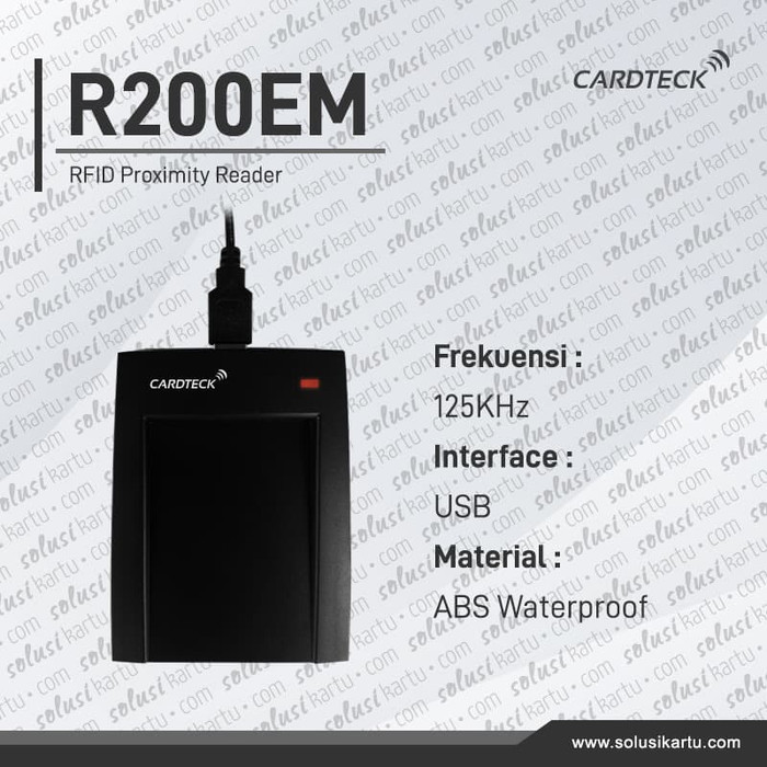 Jual Cardteck R200EM - RFID EM Proximity Reader - Kab. Tangerang ...