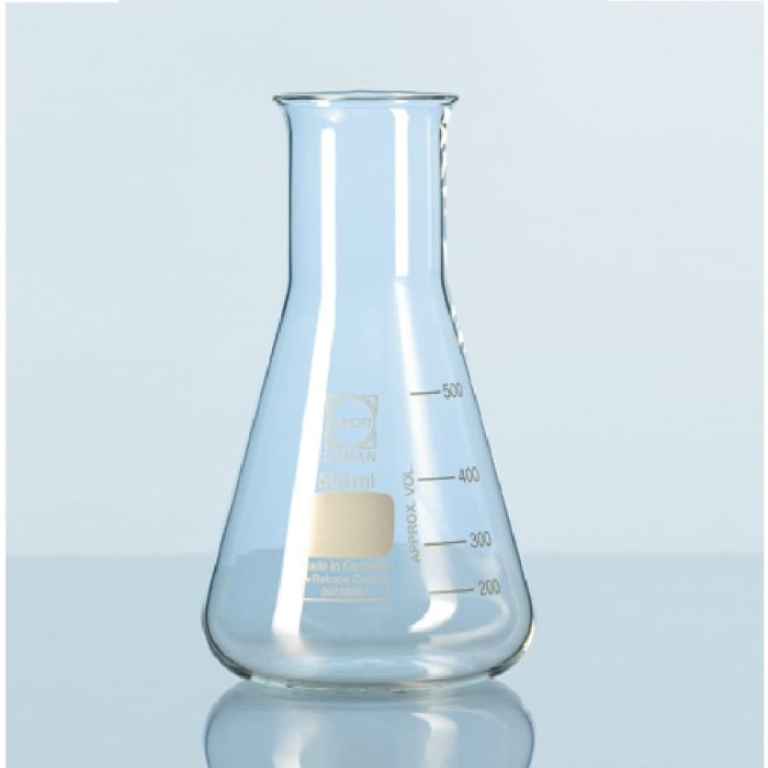 Jual ERLENMEYER FLASK 50 ML WIDE NECK WITH GRADUATION DURAN - Jakarta ...