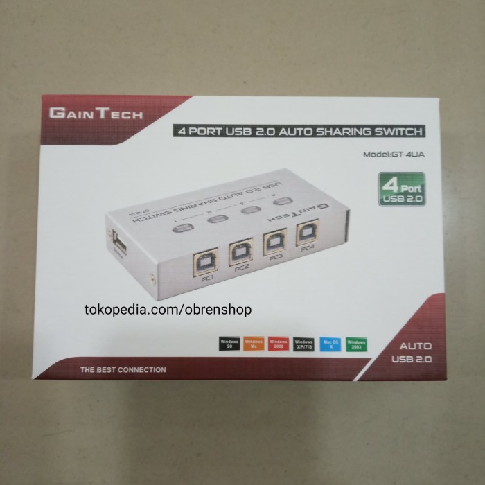 Jual Auto USB Sharing Switch Printer 4 Port GAINTECH - Jakarta Pusat - Obren Shop | Tokopedia