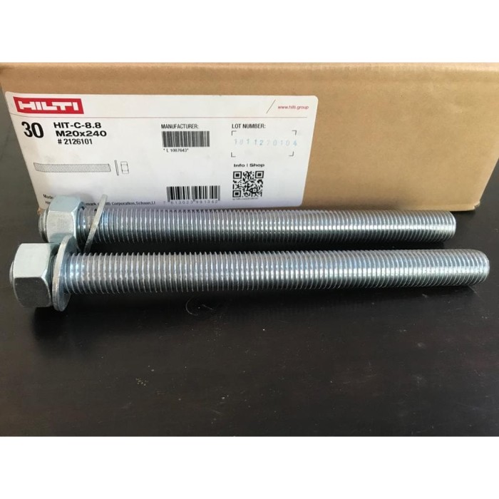 Jual CHEMICAL ANGKUR ANCHOR HILTI HIT-C-8.8 M20x240 - Kota Tangerang ...