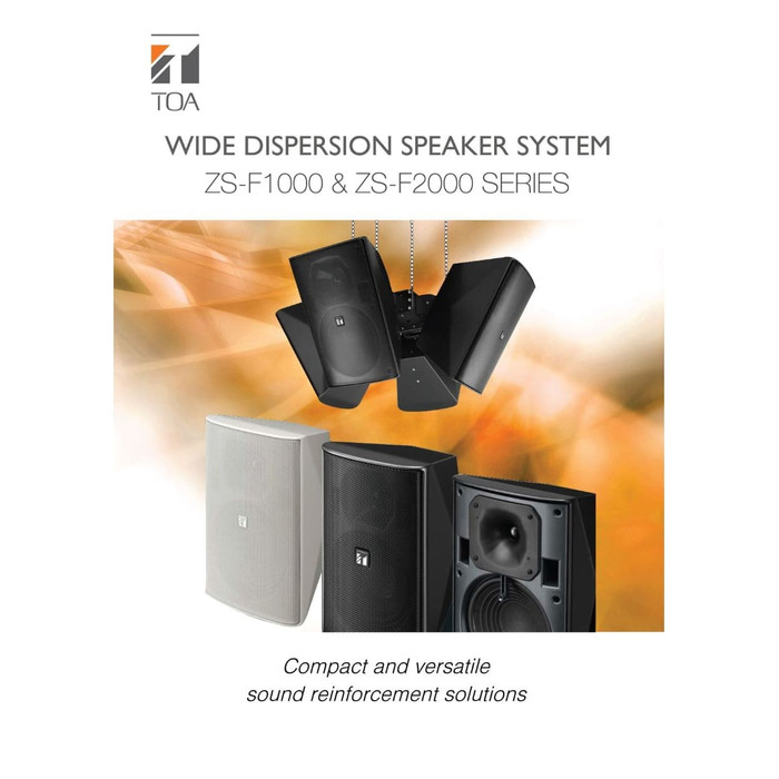 Jual Speaker TOA ZS-F2000BM - Integrated Audio Collaboration System 60 Watt - Kota Bogor - TOA ...