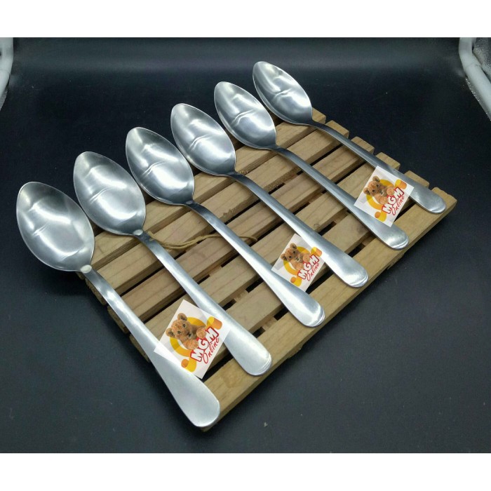 Jual Sendok Makan Catering Stainless Steel per 6pc - Sendok Makan Tebal ...