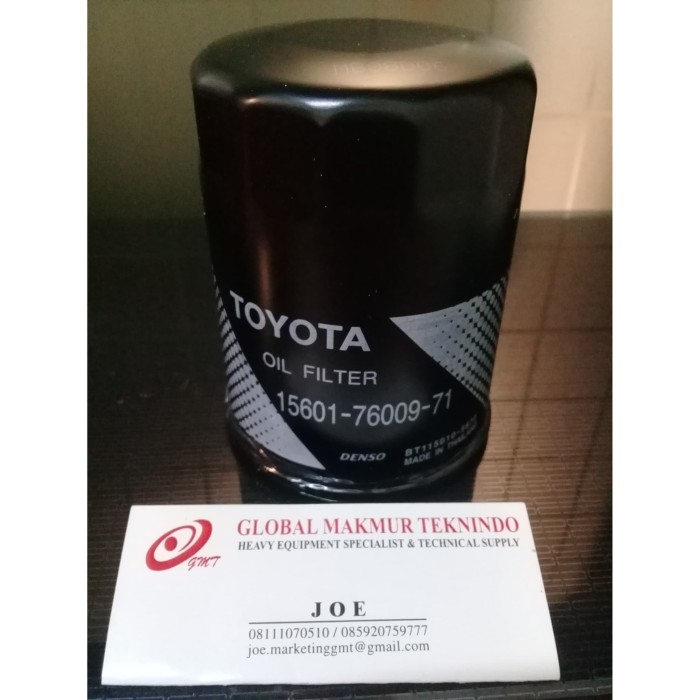 Jual OIL FILTER FORKLIFT TOYOTA 15601-76009-71 GENUINE PARTS - Jakarta ...