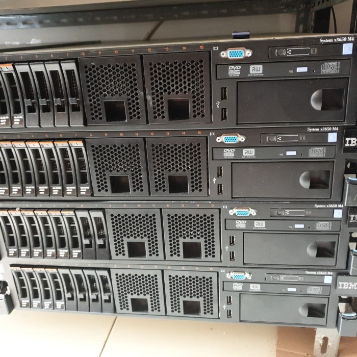 Jual Server IBM X3650 M4 , 2xE5-2650 (16C 32T) RAM 64GB, 2x600GB - Kota ...