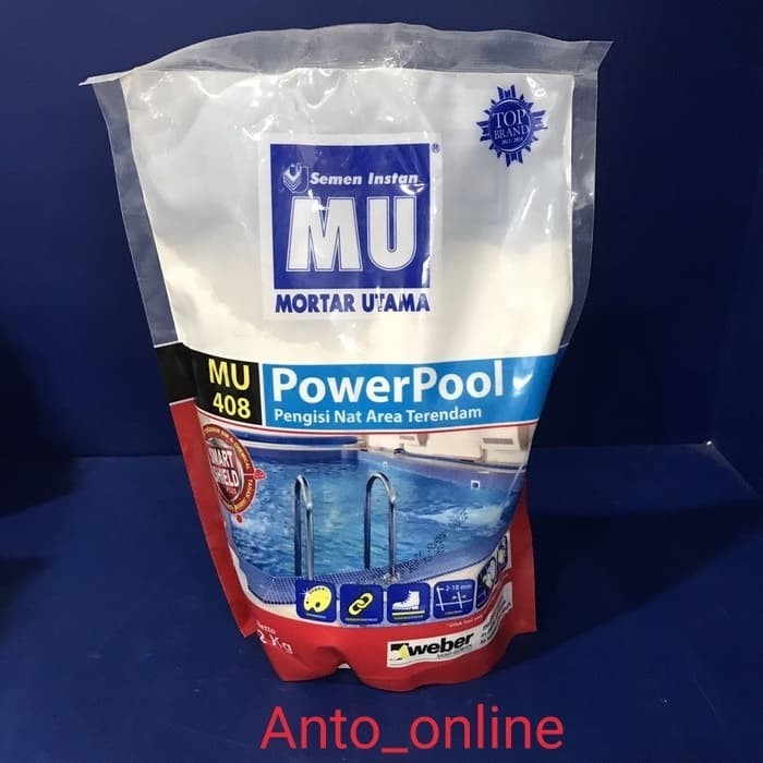 Jual MU 408 Power Pool Semen nat Kolam Renang 2kg - Kota Tangerang ...