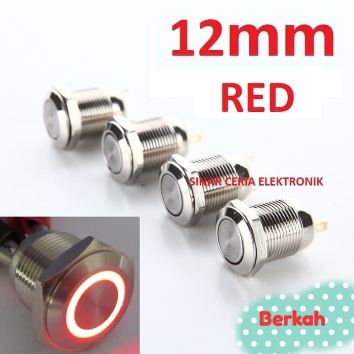 Jual push button 12mm led - Jakarta Barat - berkah electroni | Tokopedia