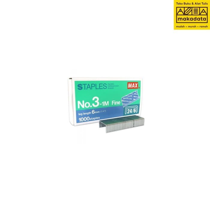 Jual ISI STAPLES MAX NO. 3 MURAH - Kota Surabaya - Makadata Stationery ... Jual ISI STAPLES MAX NO. 3 MURAH - Kota Surabaya - Makadata Stationery ...