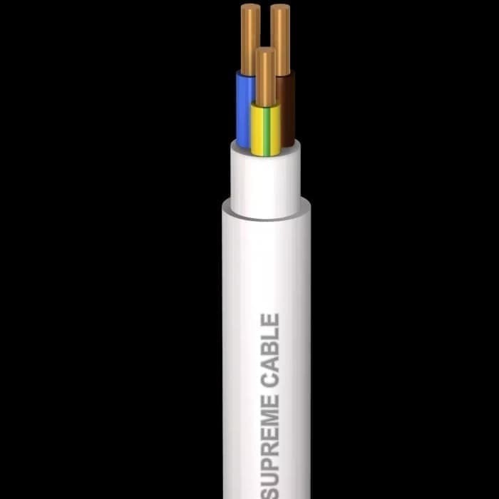 Jual Kabel Listrik NYM 4 x 2.5 mm Supreme Putih Potongan per meter ...