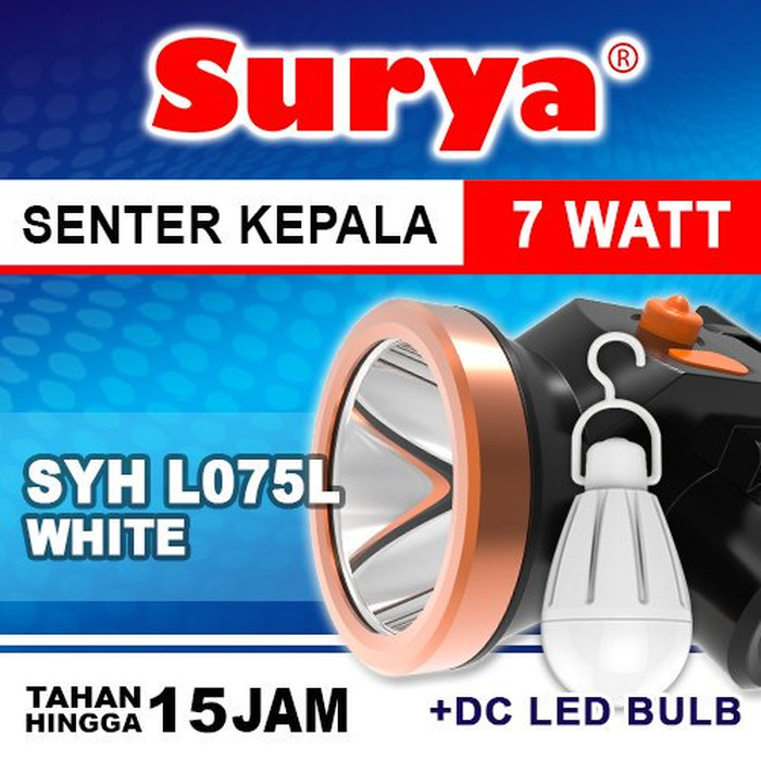 Jual Senter Kepala Surya SYH L-075L Emergency Headlamp Torch Flash ...