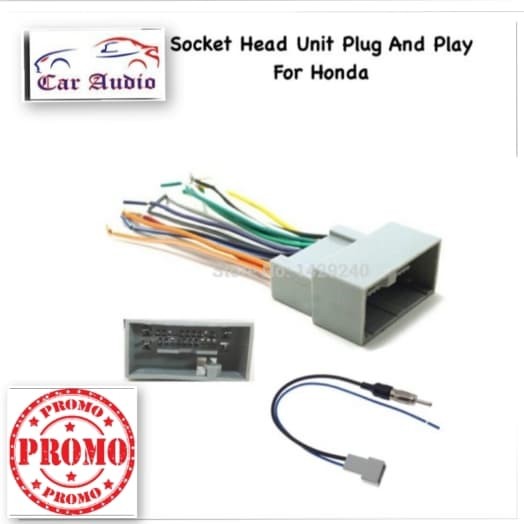 Jual Soket Plug And Play HONDA Socket PNP Head Unit Honda - Kota Bekasi ...