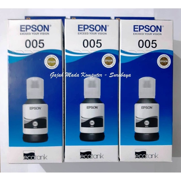 Jual Tinta EPSON 005 Q100 C13T03Q100 Black M1100 M1120 M2140 M3140 ...