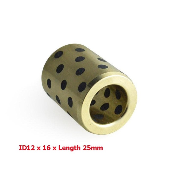 Jual Oil-free graphite copper sleeve bearing 12mm - Jakarta Barat - 3DP ...
