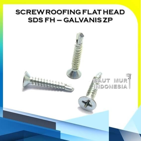 Jual SEKRUP SDS FH - SELF DRILLING SCREW FLAT HEAD 10X32 - Kab. Bekasi ...