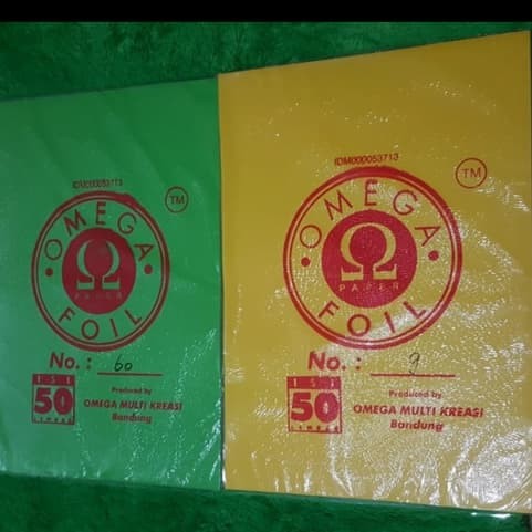 Jual Kertas Cover Foil Omega Kover Karton Omega Foil - Semua Nomor ...