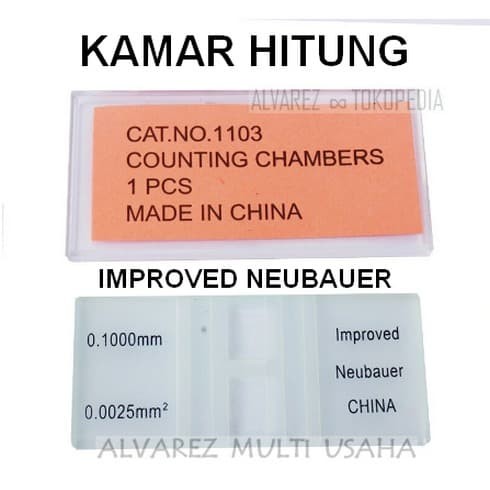 Jual BILIK HITUNG / COUNTING CHAMBER / IMPROVED NEUBAUER LABORATORIUM - Jakarta Barat - Alvarez ...