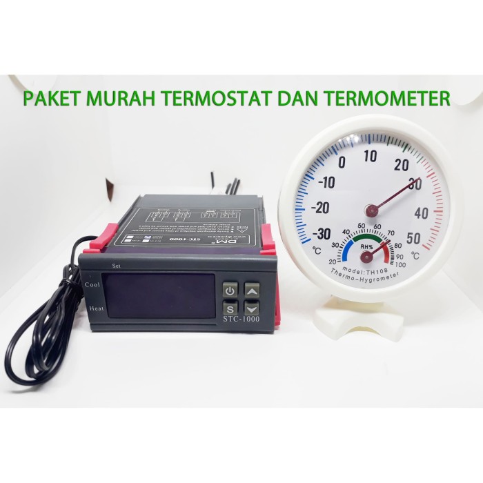 Jual termostat digital dan alat pengukur kelembaban higrometer - Kab ...