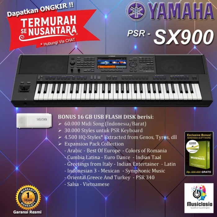 Jual PSR SX900 / PSRSX900 / PSR-SX900 / PSR SX 900 Keyboard Arranger ...