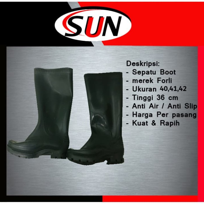 Jual Sepatu Boot But Anti Air anti Slip Tukang Bangunan Proyek - Kab ...