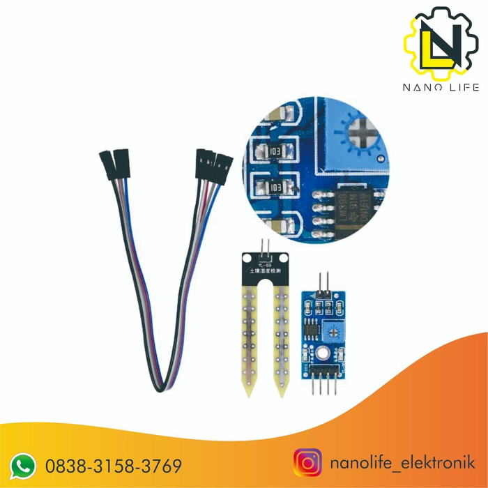 Jual Modul Sensor Deteksi Air Deteksi Kelembapan Hygrometer - Kota ...
