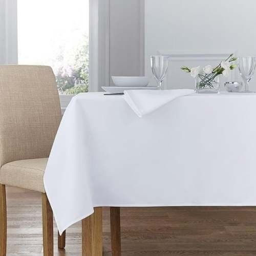 Jual Table cloth/taplak meja full cotton/damask putih/white - Kota ...