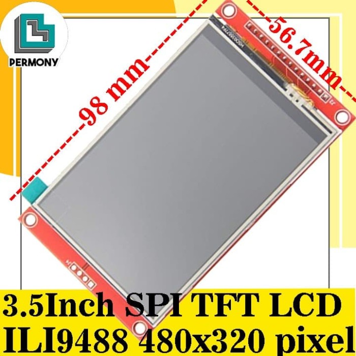 Jual 3.5 inch 480X320 SPI TFT Module 320x480 LCD Display - Jakarta ...