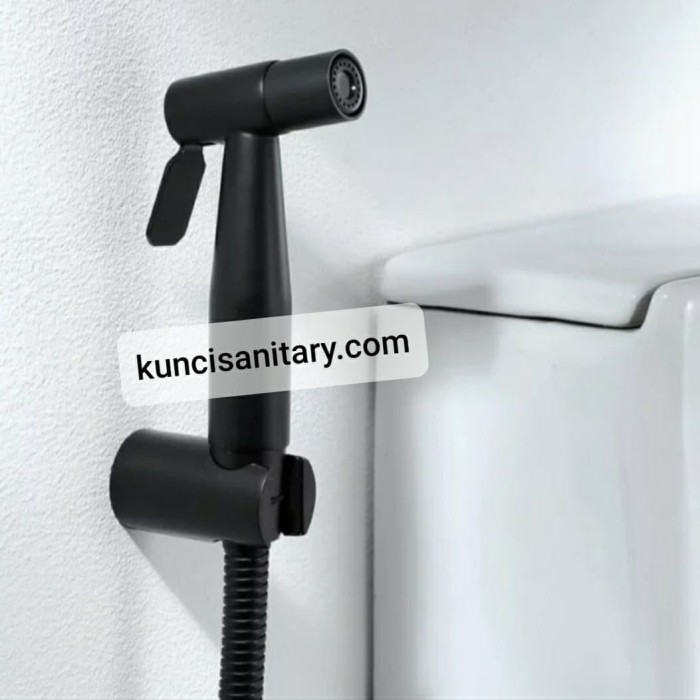 Jual Stainless steel 304 hitam shower bidet toilet jet washer - Jakarta ...