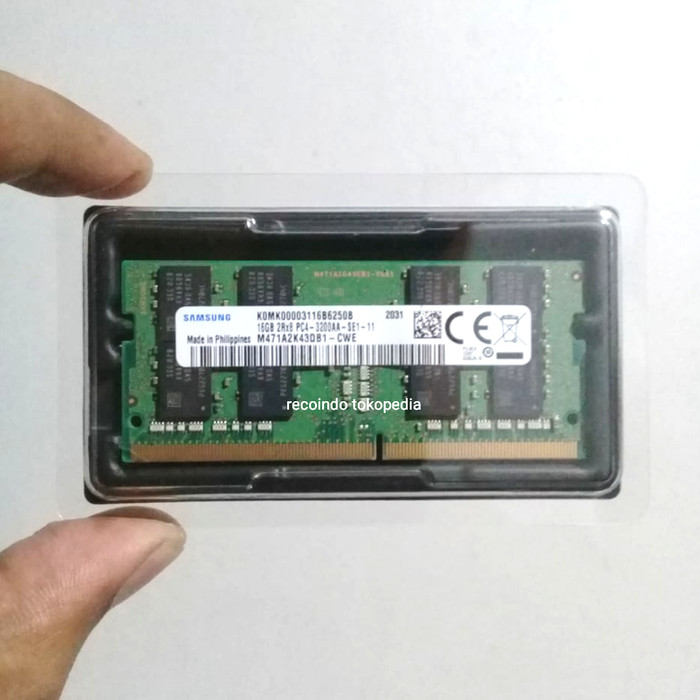 Jual RAM Laptop Samsung 16GB 3200 DDR4 PC4-3200AA Memory Notebook Sodimm - Kota Tangerang ...