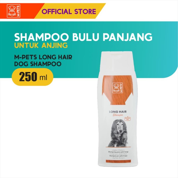 Jual M-PETS LONG HAIR DOG SHAMPOO 250 ML / SHAMPO ANJING UNTUK BULU ...