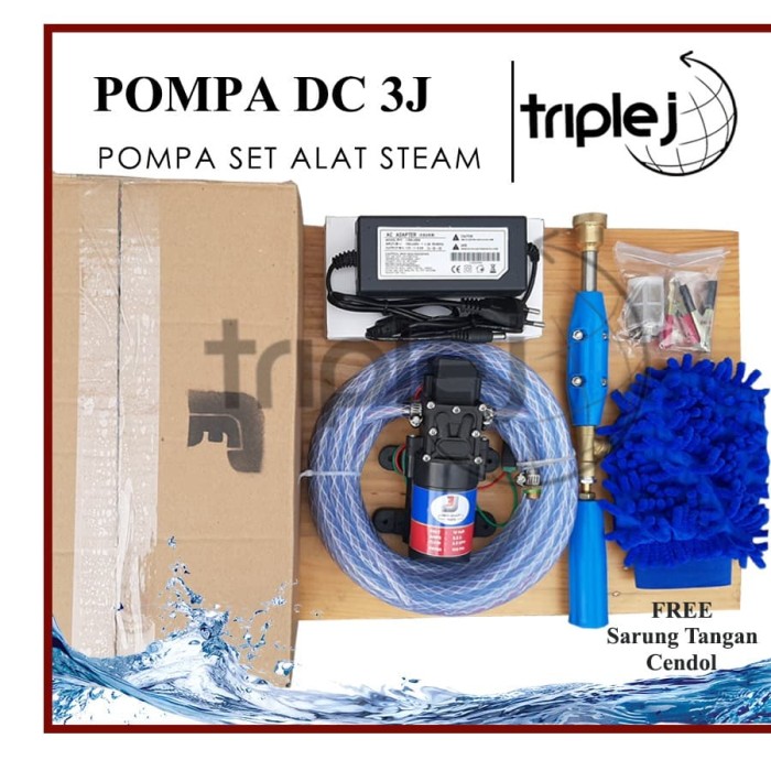 Jual Pompa DC set mesin cuci AC motor mobil steam power sprayer ...