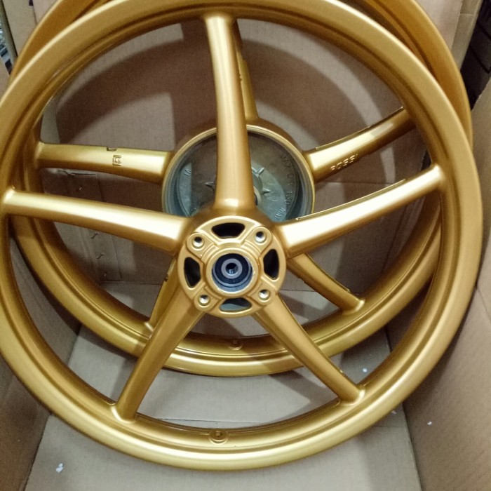 Jual VELG RACING YAMAHA MX - JUPITER Z NEW BURHAN PALANG 5 V.ROSSI GOLD ...
