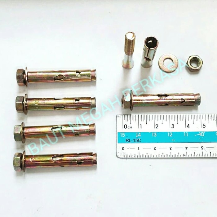 Jual Dynabolt M8 x 50 mm - Kota Bandung - Baut Megah Perkasa | Tokopedia