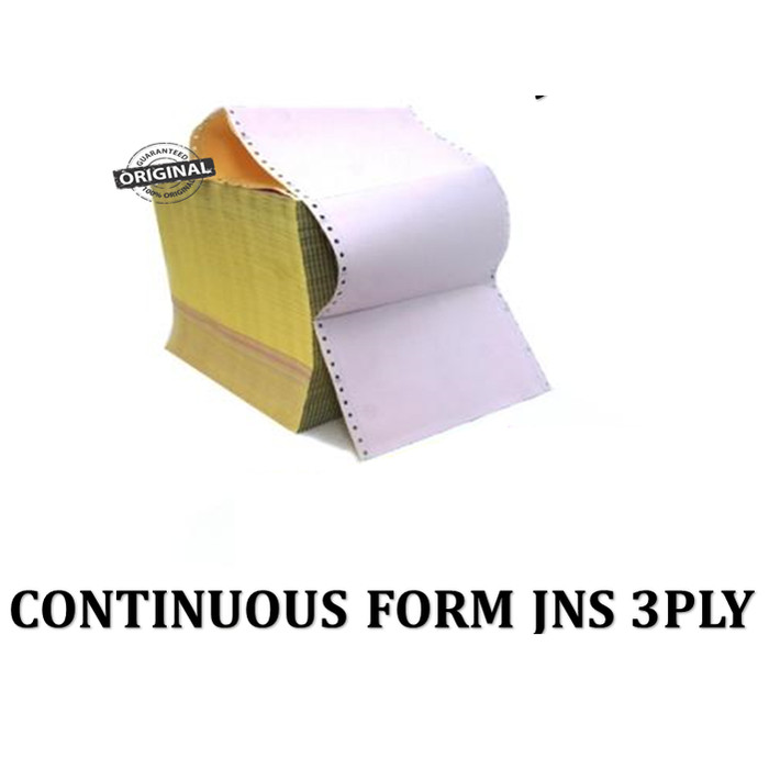 Jual Kertas NCR Printer Dot Matrix Continuous Form JNS 9.5 X 11 3 PLY ...