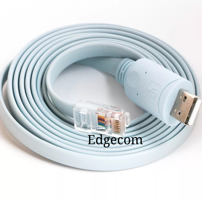 Jual Kabel Console FTDI USB to RJ45 1,8 Meter - Jakarta Pusat - edgecom ...