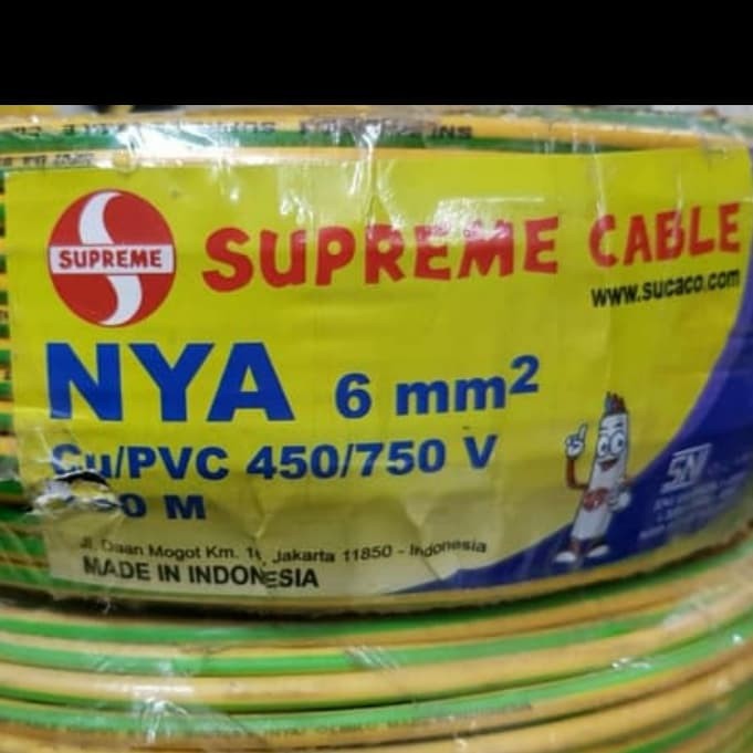 Jual Kabel Listrik NYA 6mm 6 mm Supreme 100M 100 Meter - Jakarta Pusat ...
