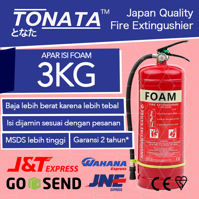 Jual APAR 3KG TONATA / FOAM 3 KG / Set Komplit - Kab. Tangerang ...