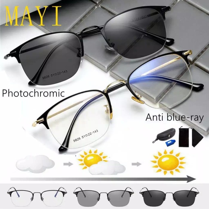 Jual Kacamata photochromic anti radiasi blue ray komputer laptop ...