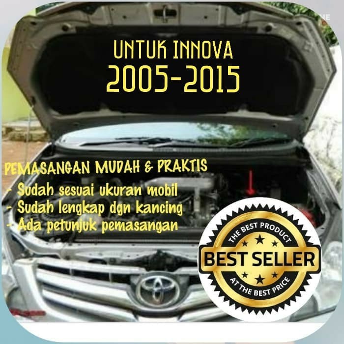 Jual Toyota innova 2004 - 2015 peredam panas dan suara kap mesin mobil ...