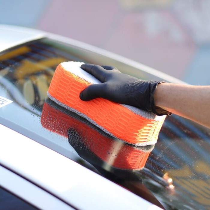 Jual 2 in 1 Premium Sponge Microfiber Busa Cuci Mobil | Car Spons Spon ...