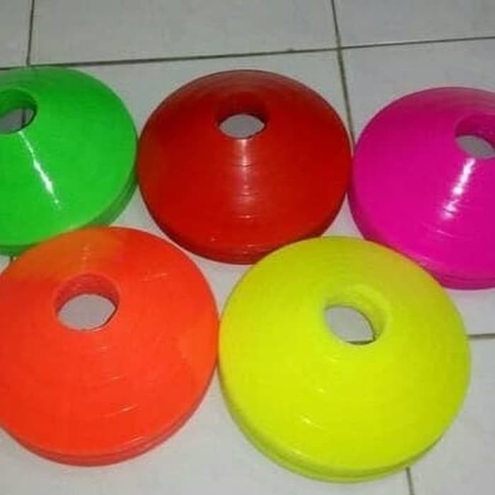 Jual Cone /cones mangkok latihan sepak bola ,futsal dan lain lain ...