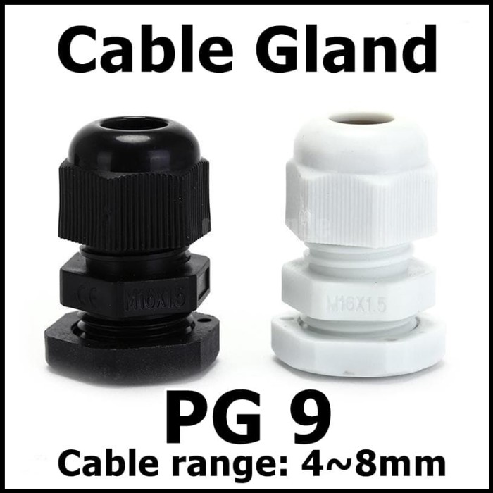 Jual PG9 Kabel Bushing Cable Gland Box Panel Isolation Hole Lubang PG 9 ...