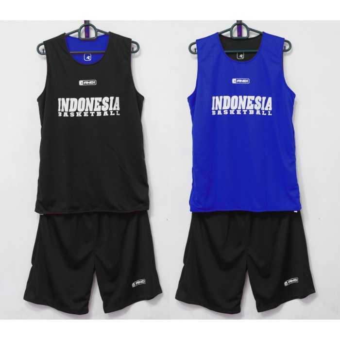 Jual Baju Basket / Training Jersey bolak balik Indonesia Basketball ...