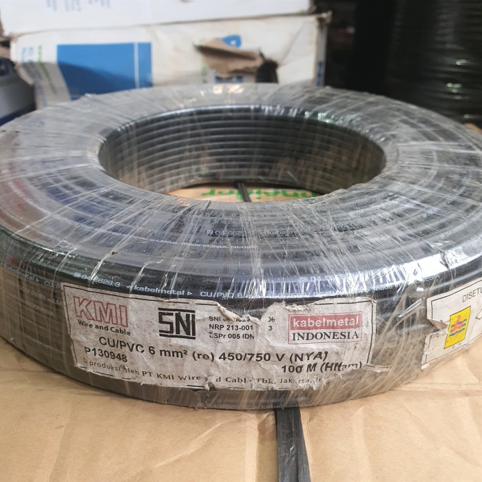 Jual Kabel Listrik NYA 6mm 6 mm KabelMetal / 4 Besar 100M 100 Meter ...