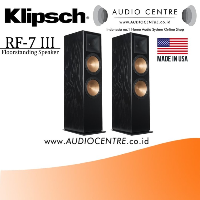 Jual Klipsch RF-7 III FLOORSTANDING SPEAKER / RF7 MK III made in usa ...