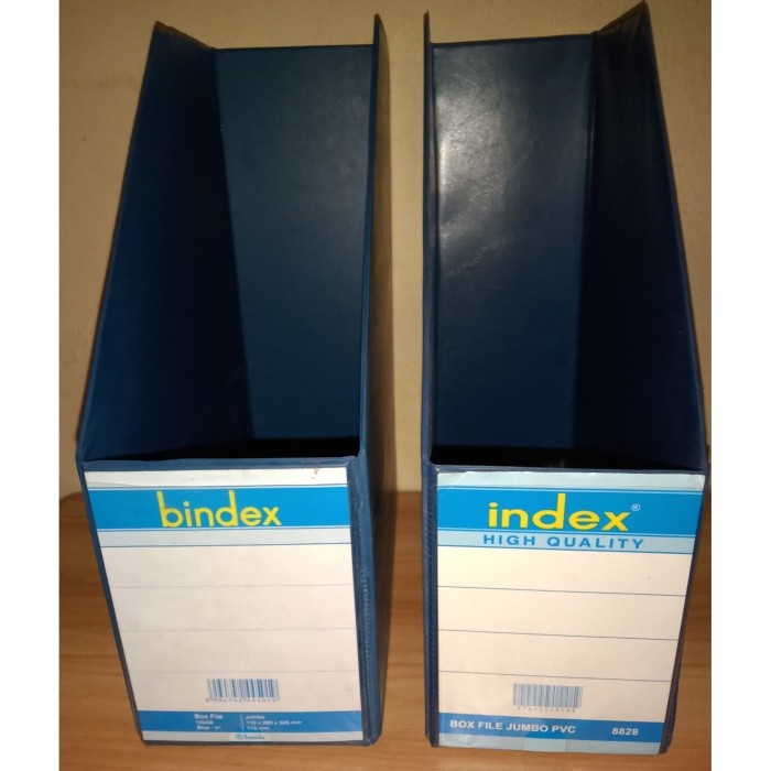 Jual 2PCS BOX FILE JUMBO, BINDEX INDEX, DOCUMENT ORGANIZER 11.5CM - Kab ...